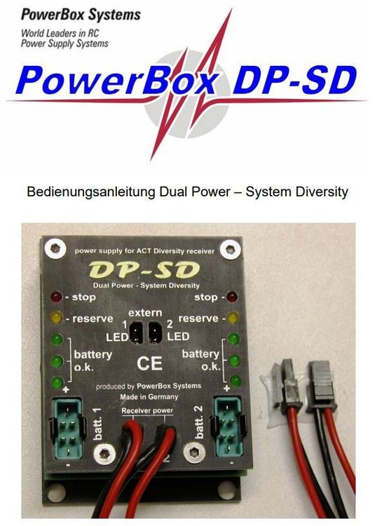 Akkuweiche PowerBox Dual Power – System Diversity (Gebraucht) in für CHF 26 – mit Lieferung auf ...