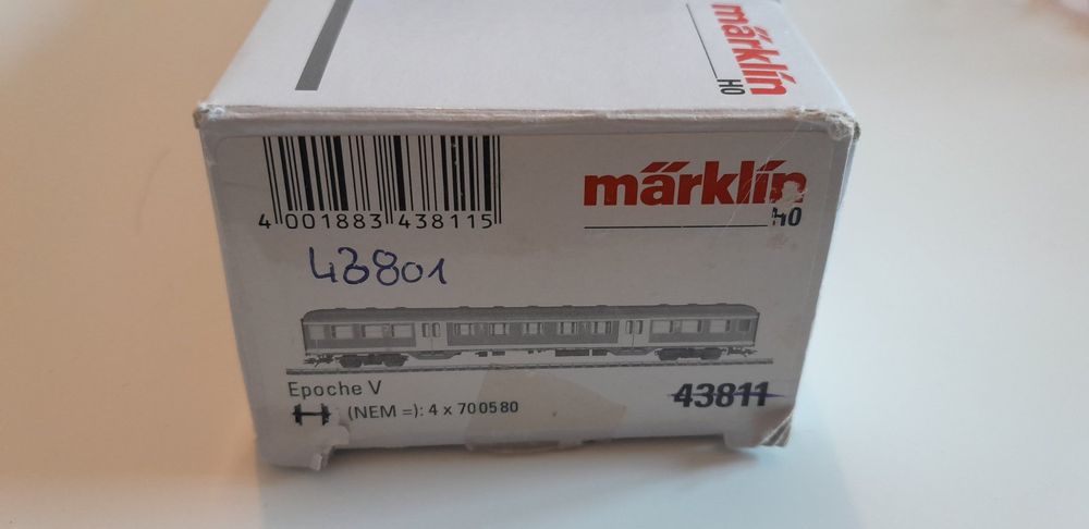 Märklin 43801 - voiture de banlieue de la DB | Kaufen auf Ricardo