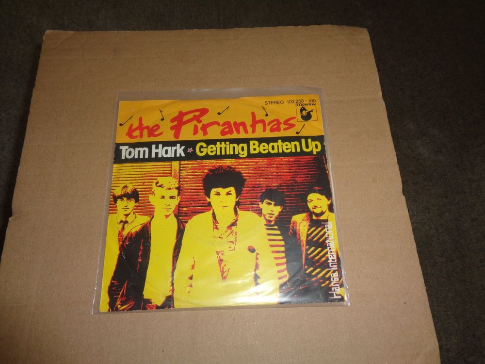 The Piranhas Tom Hark 7" Single Vinyl Platte UK Punk 1980 (Gebraucht ...