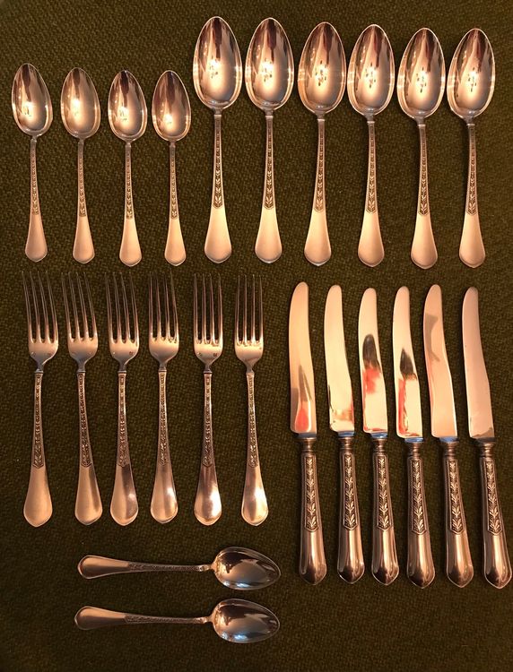 Silber Besteck Jezler Lorbeer Laurier Silberbesteck (Gebraucht) in Zürich für CHF 420 – mit ...
