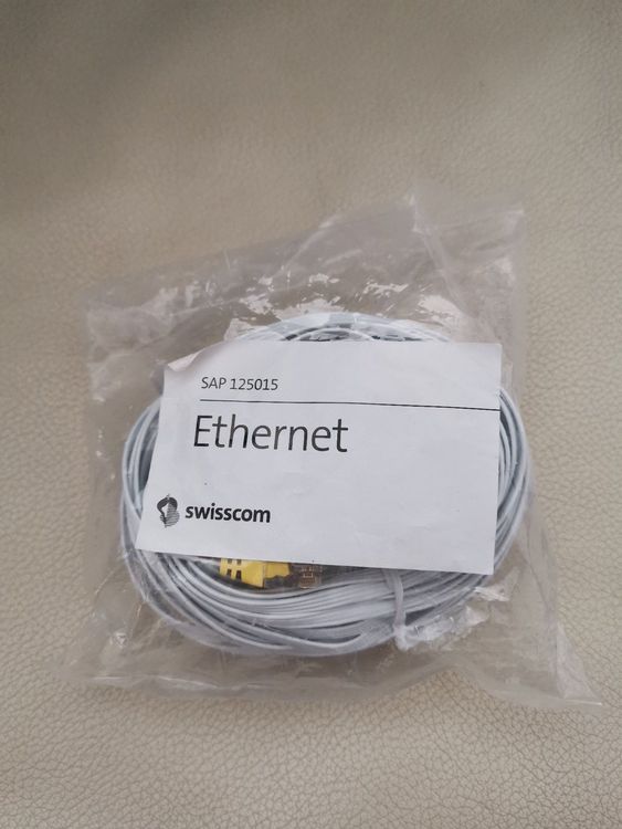 Câble réseau RJ45 15m (2 paires!) (Neu (gemäss Beschreibung)) in Meyrin ...