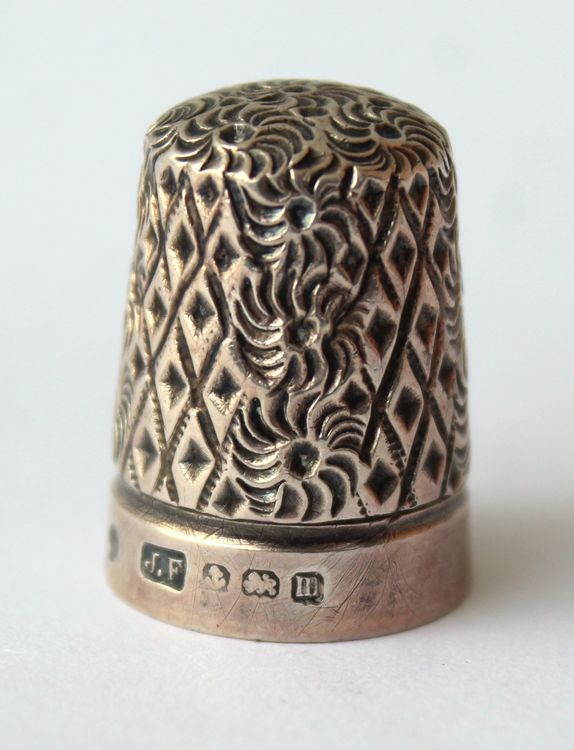 Antiker Fingerhut Sterling Silber 925 Engl. Birmingham 1911 (Gebraucht ...