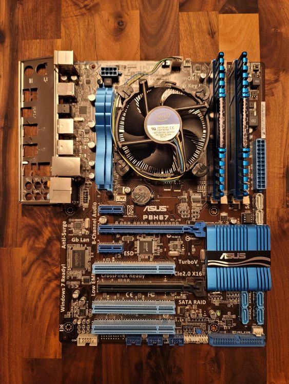 Asus P8H67 Mainboard mit Intel Core I5 2500K und 4 GB Ram | Kaufen auf ...