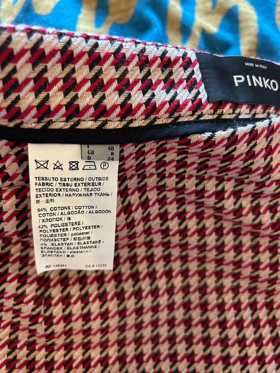 Pinko Rock, Gr. 40 Rot/Weiss Hahnentrittmuster, Top Zustand! (Gebraucht ...