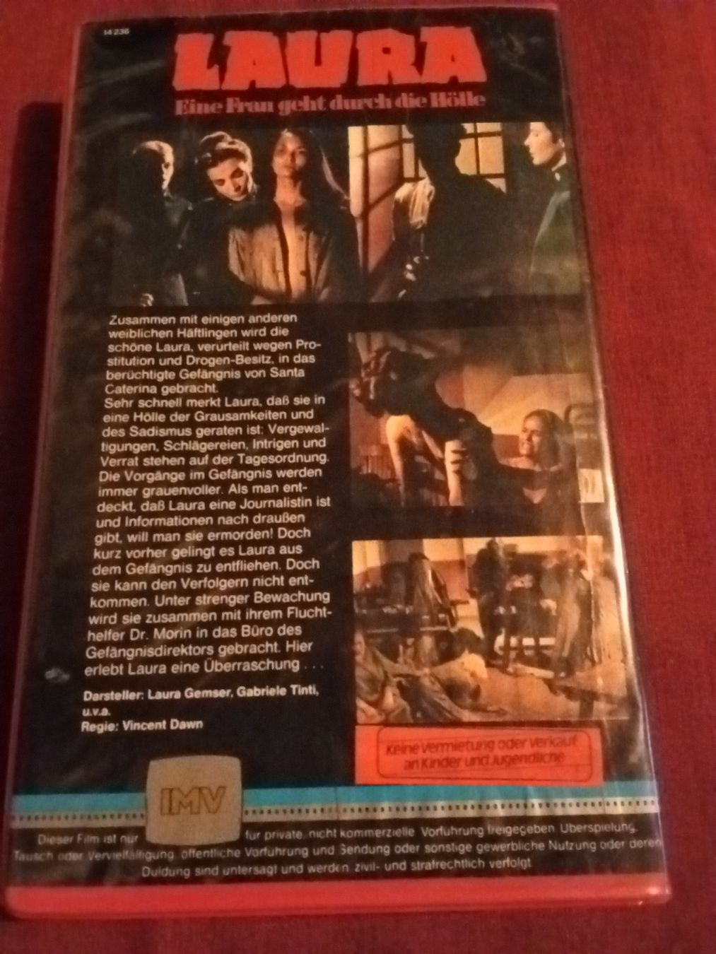 LAURA - Eine Frau geht durch die Hölle (I/F 1982) IMV VHS (Gebraucht ...