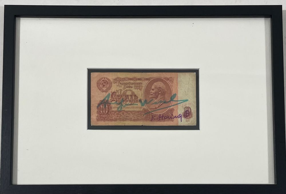 Andy Warhol & Keith Haring Geldschein Handsigniert (Gebraucht) in Root für CHF 600 – mit ...