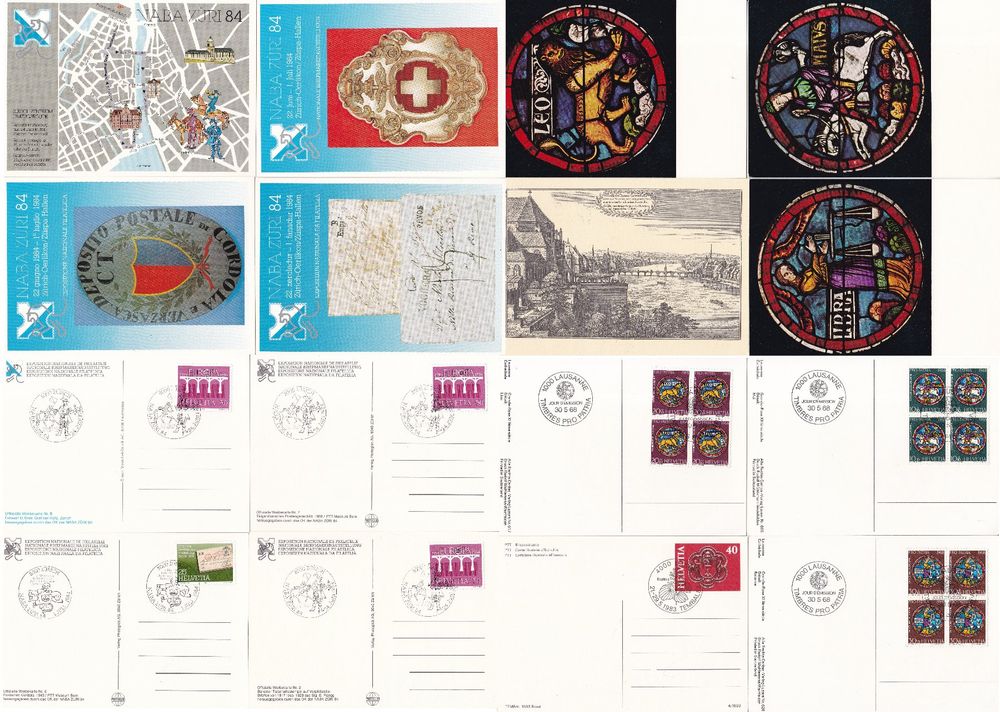 75 Stk. CH Postkarten, wenige Maximumkarten (Gebraucht) in Münchwilen AG für CHF 11 – mit ...