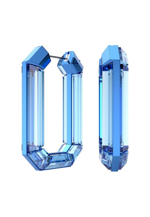 SWAROVSKI OHRRINGE LUCENT BLAU NP 350.- CREOLEN (Neu und ...