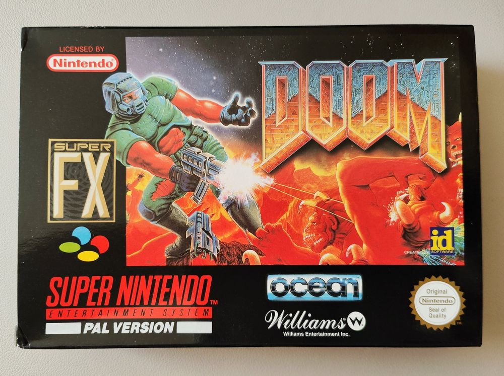DOOM Super Nintendo SNES - TOP ZUSTAND / KOMPLETT CIB OVP | Kaufen auf ...