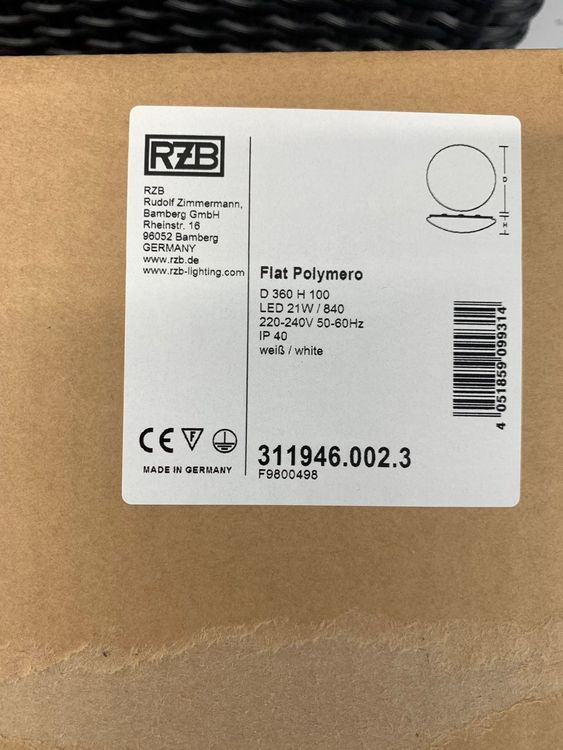 RZB LED Leuchte Polimero 21W (Gebraucht) in Dintikon für CHF 11 – mit ...