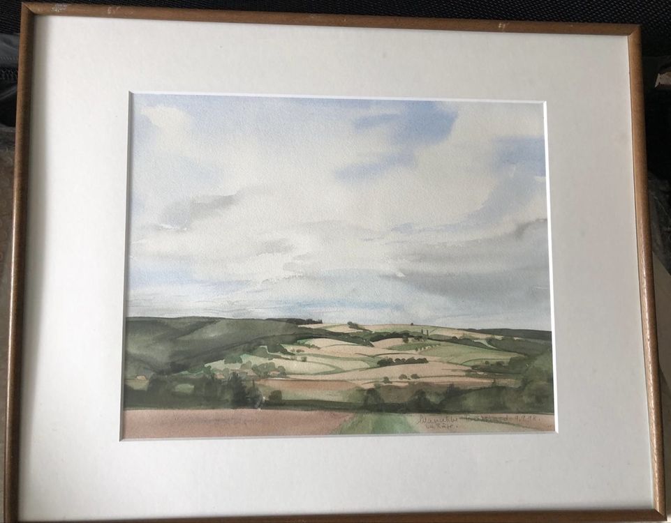 Tableau aquarelle La Râpe, Marianne Bosshard (Gebraucht) in Agiez für CHF 160 – nur Abholung auf ...