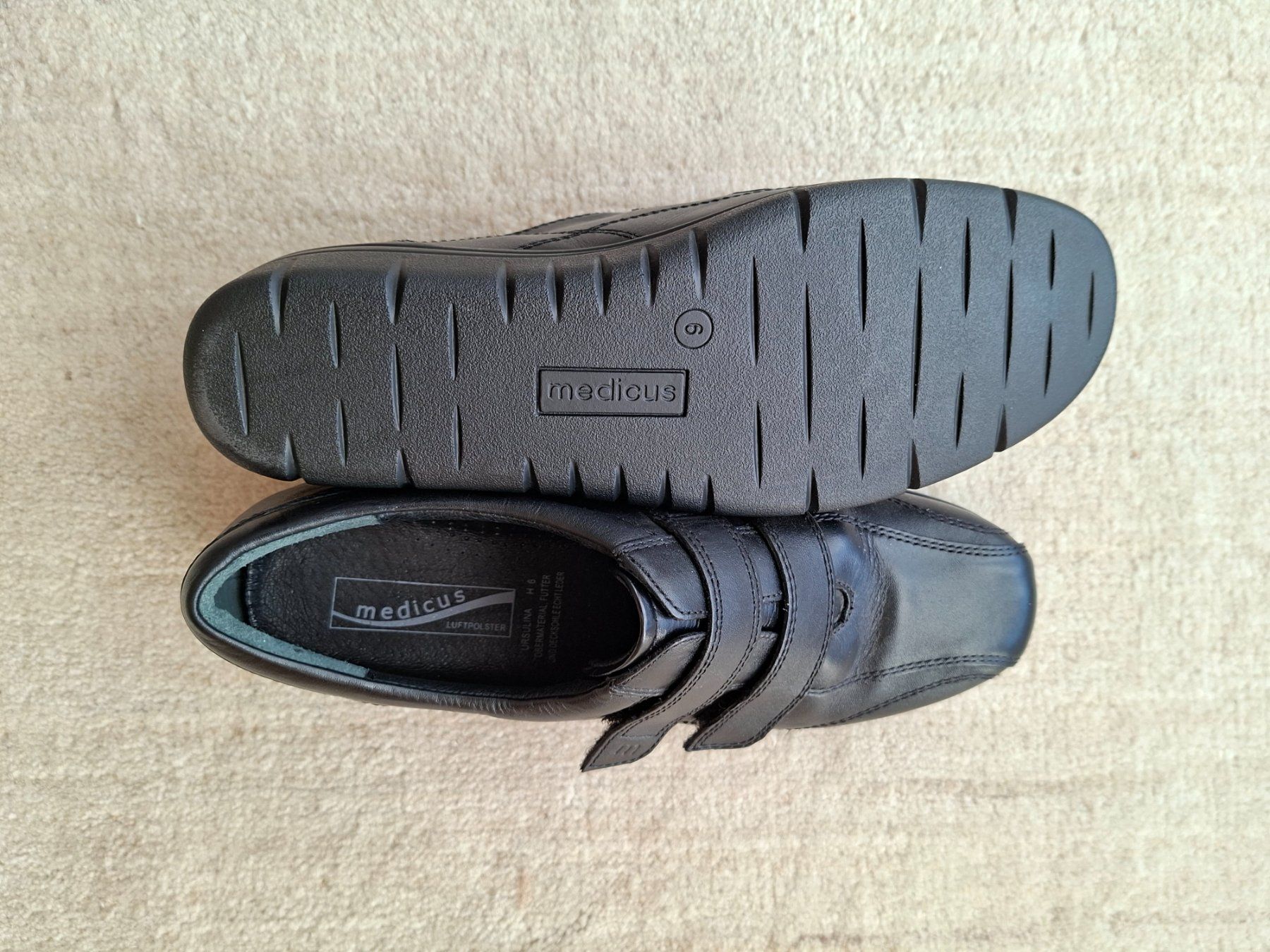 Schwarze Leder Schuhe der Marke Medicus, Grösse 39 neuwertig (Neu ...