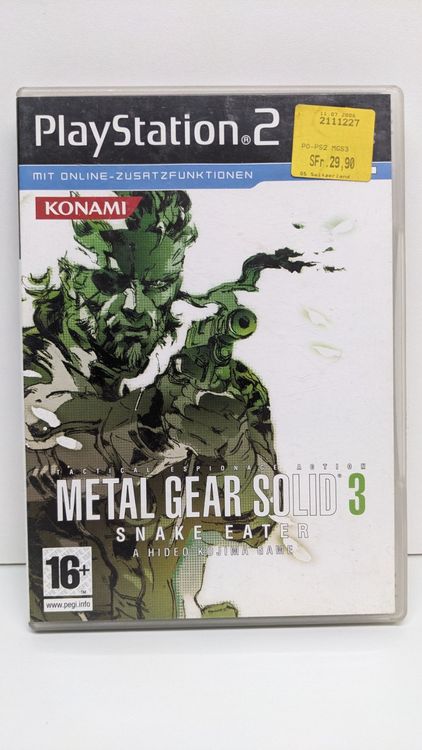 Metal Gear Solid 3: Snake Eater - PlayStation 2 (Gebraucht) in Menziken ...