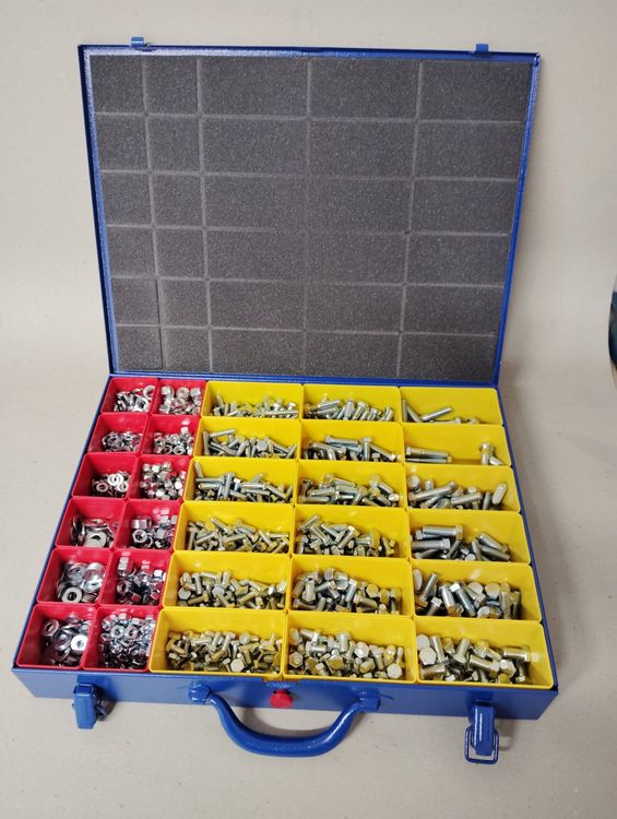 UNC Schrauben Zollschrauben Zollgewinde Sortiment 1550 Stück (Neu und originalverpackt) in ...
