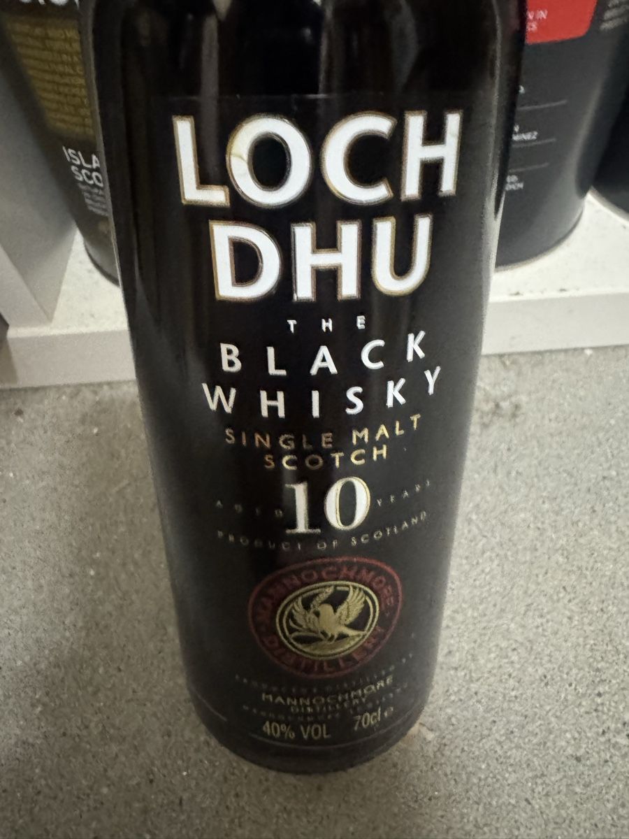 Loch Dhu The Black Whisky 10 Jahre - Rarität zu verkaufen! (Neu und ...