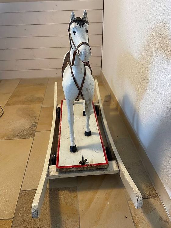 Antikes Schaukelpferd um 1900, Originalfassung (Gebraucht) in ...