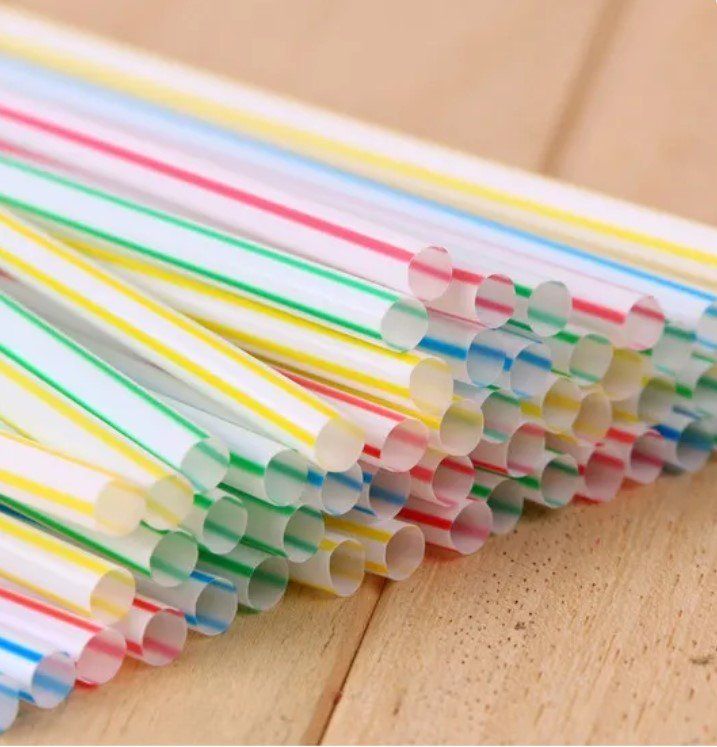 Kult Plastik Strohhalme 100 Stk Trink Halme Strohhalm Röhrli (Neu und ...