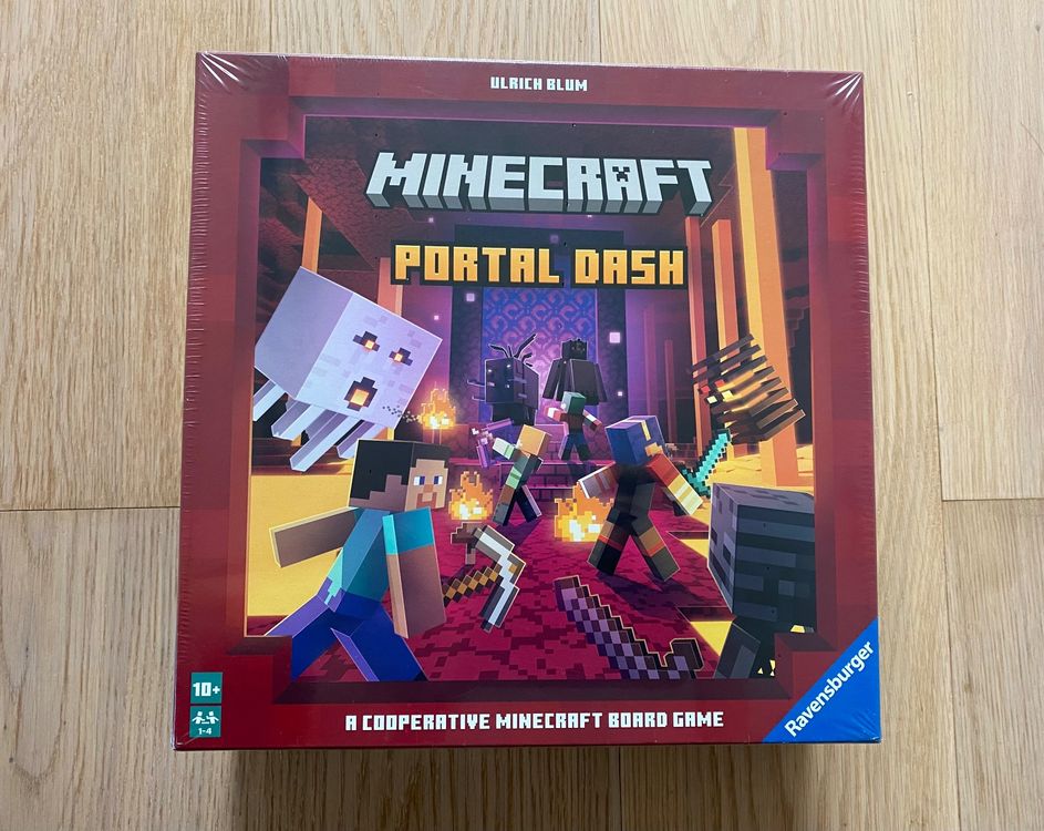 Ravensburger Minecraft Portal Dash Familien-Brettspiel - NEU | Kaufen ...