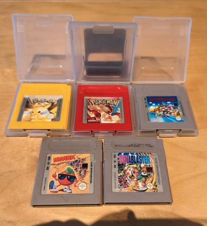 Game Boy Spiele 5stk Ink Pokemon Rot + Gelb Ab 1.- (Gebraucht) in ...