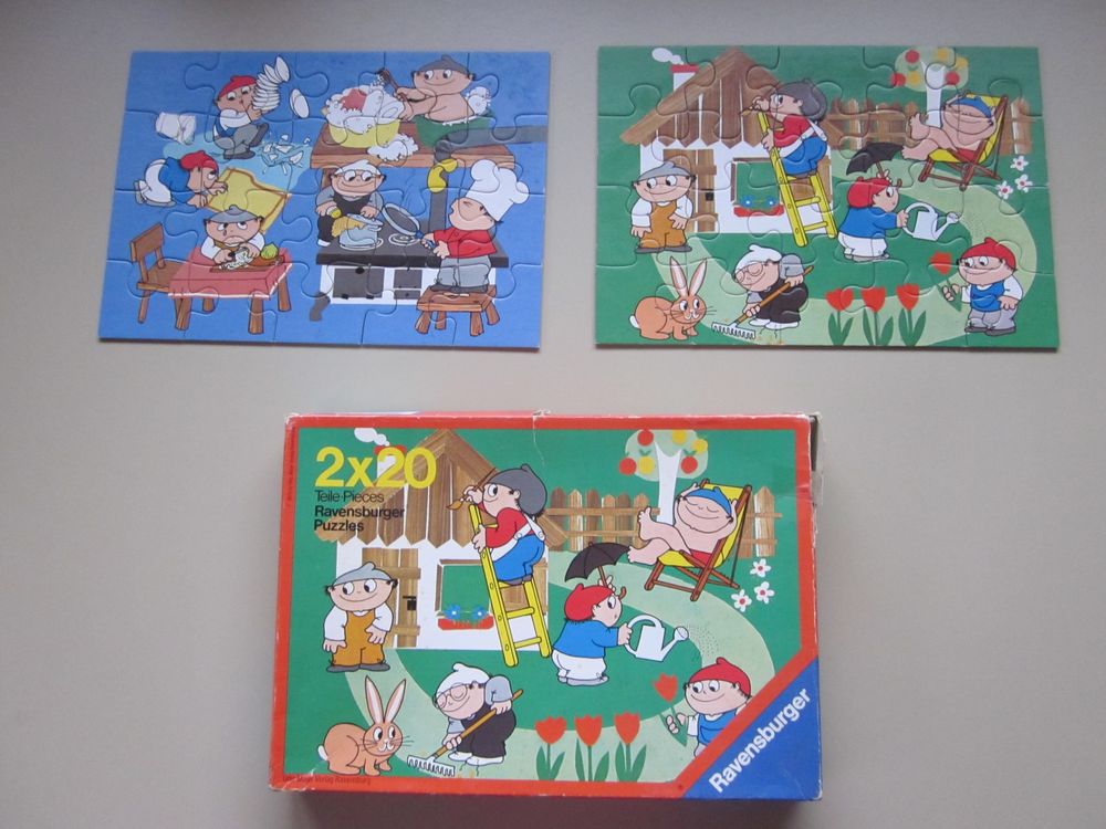 Ravensburger Puzzles Mainzelmännchen 2x20 Teile | Kaufen auf Ricardo