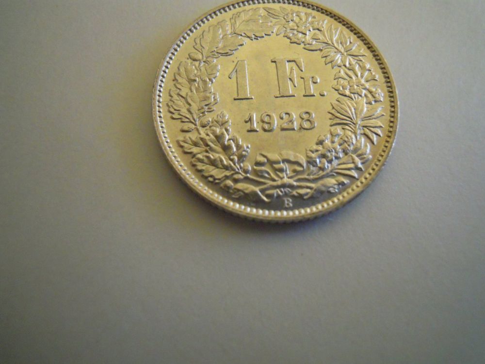 1 Fr. 1928 unz/stgl Prachtsstück (Neu (gemäss Beschreibung)) in Kriegstetten für CHF 19.5 – mit ...