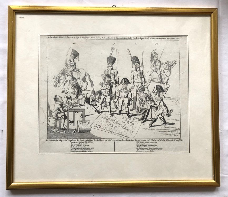 Johann Michael Voltz (1784-1858) - Radierung - Napoleon I (Gebraucht ...