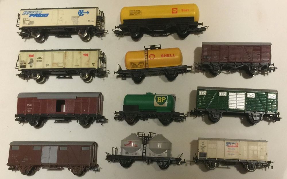 11 HO Wagen verschiedene Marken (Gebraucht) in Sonceboz-Sombeval für ...