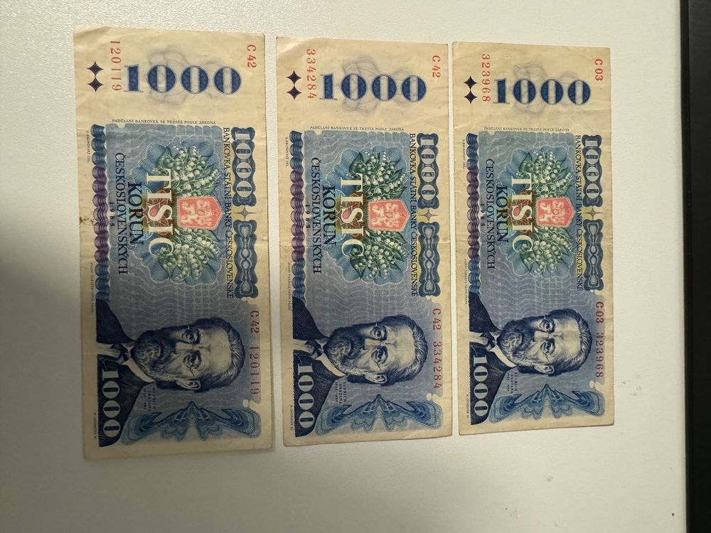 1000 Kronen/Tschechoslowakisch 1985 (Gebraucht) in Root für CHF 40 ...