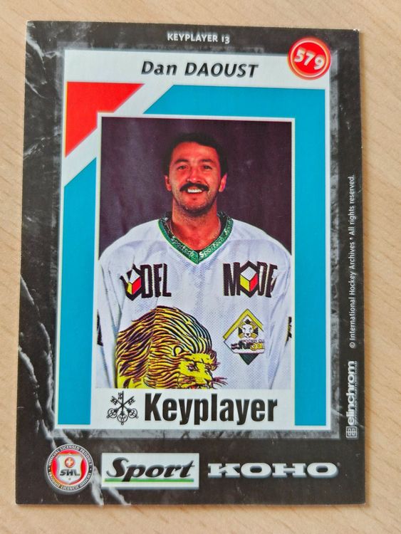 Dan Daoust HC Thurgau 96/97 Karte Nr. 579 Schweiz Hockey (Gebraucht) in ...