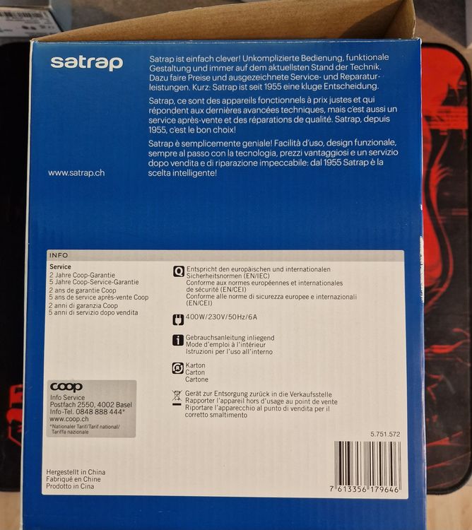Satrap Zerkleinerer Axy Z1 Coop Qualité & Prix (Neu (gemäss ...