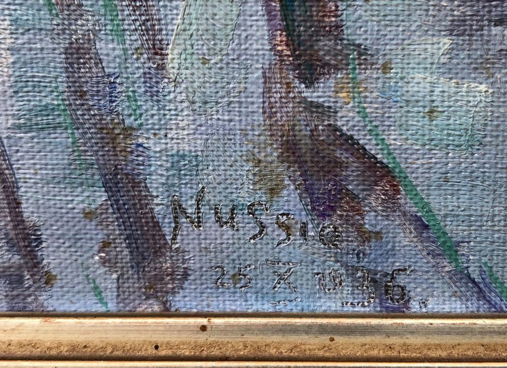 Oskar Nussio (1899-1976) Orig. Gemälde (Gebraucht) in Hochdorf für CHF ...