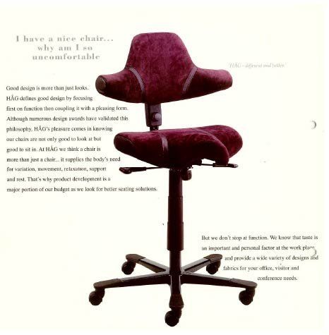 Gesundheitsstuhl / Bürostuhl Håg Capsico (Hag) | Kaufen auf Ricardo