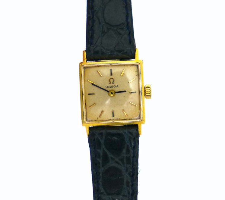 18K Solid Gold Omega Tank Damen Uhr (Gebraucht) in Zürich für CHF 699 ...