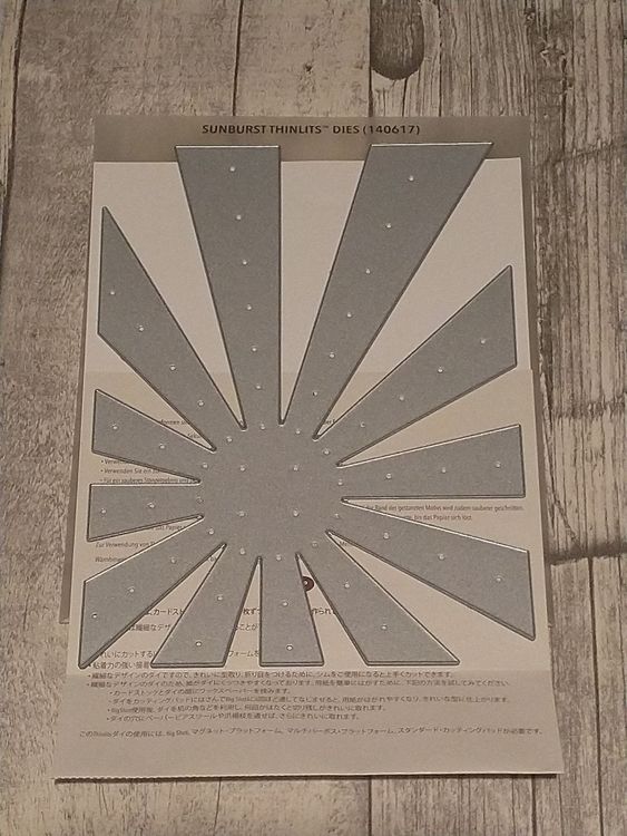 Sunburst Thinlits / 140617 (Gebraucht) in Neukirch (Egnach) für CHF 19 – mit Lieferung auf ...