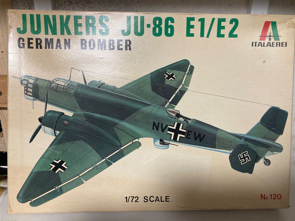 Junkers Ju-86 E1/E2 von Italaeri (Neu und originalverpackt) in ...