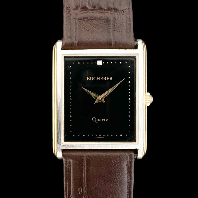 Bucherer Tank Uhr mit Diamant und Onyx-Cabochon (Gebraucht) in für CHF ...