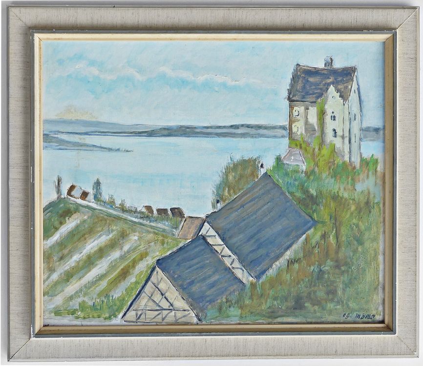 Max BOLLER (1897-1974) - Gemälde Schloss Salenstein (D'occasion) à ...