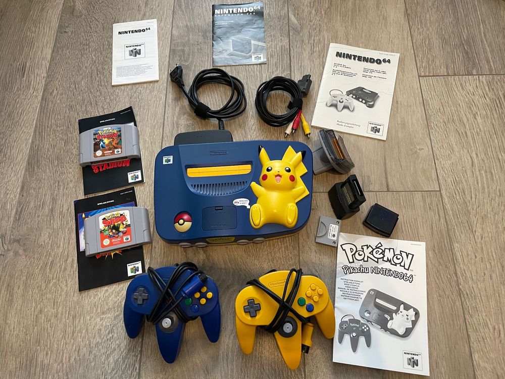 Nintendo 64 - Pokemon Edition - 2 Games - 2 Controller EXP | Kaufen auf ...