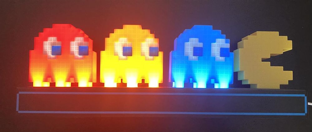 Pac-Man LED Light 3D mit 3 Licht Mods | Kaufen auf Ricardo
