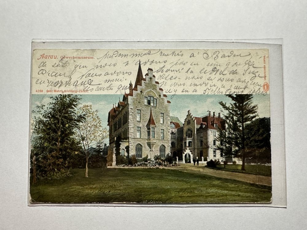 AK Aarau. Gewerbemuseum. 1903 (Gebraucht) in Zug für CHF 7 – mit Lieferung auf Ricardo kaufen