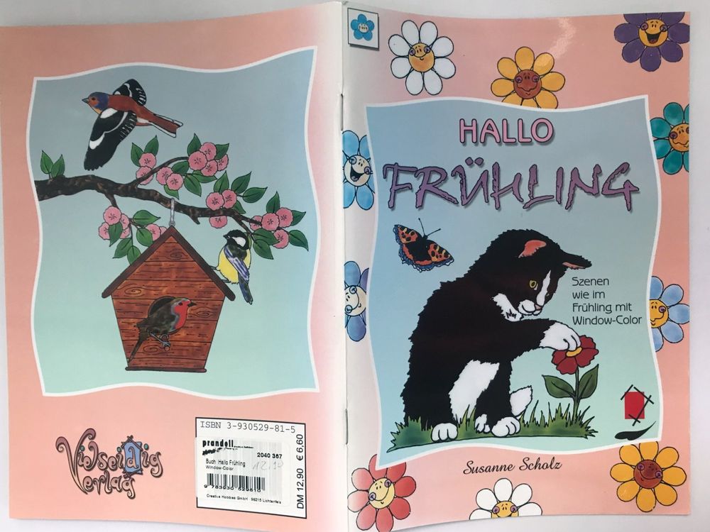 Bastelheft Frühling (Windowcolor) mit Vorlagenbogen / NEU | Kaufen auf ...