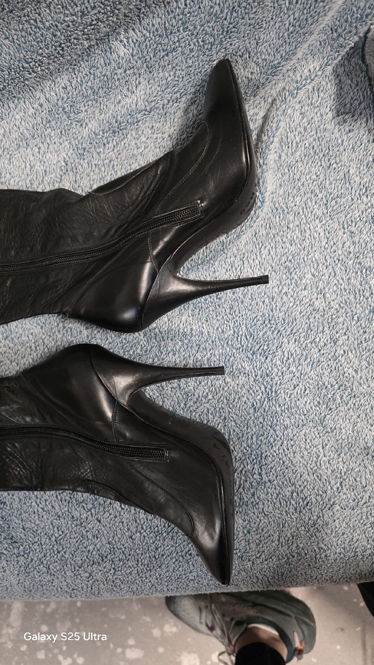 Sehr Sexy Overknee Lederstiefel Gr. 37 – Oh la la – (Neu (gemäss ...
