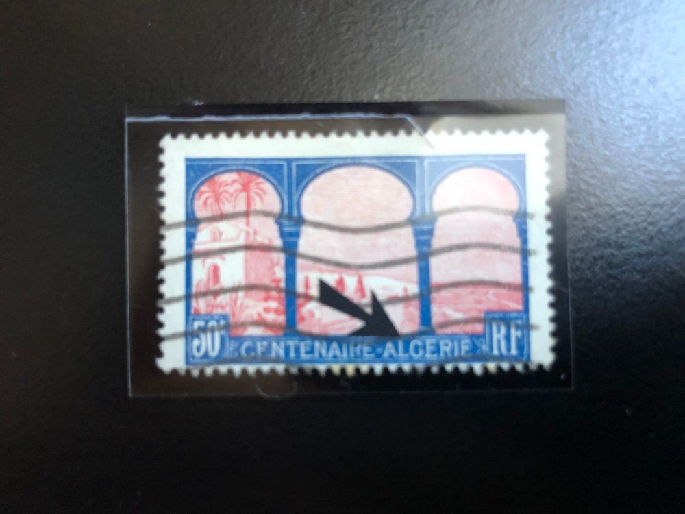 1 timbre oblitéré 1930 France G tronqué (Gebraucht) in Charmey (Gruyère ...