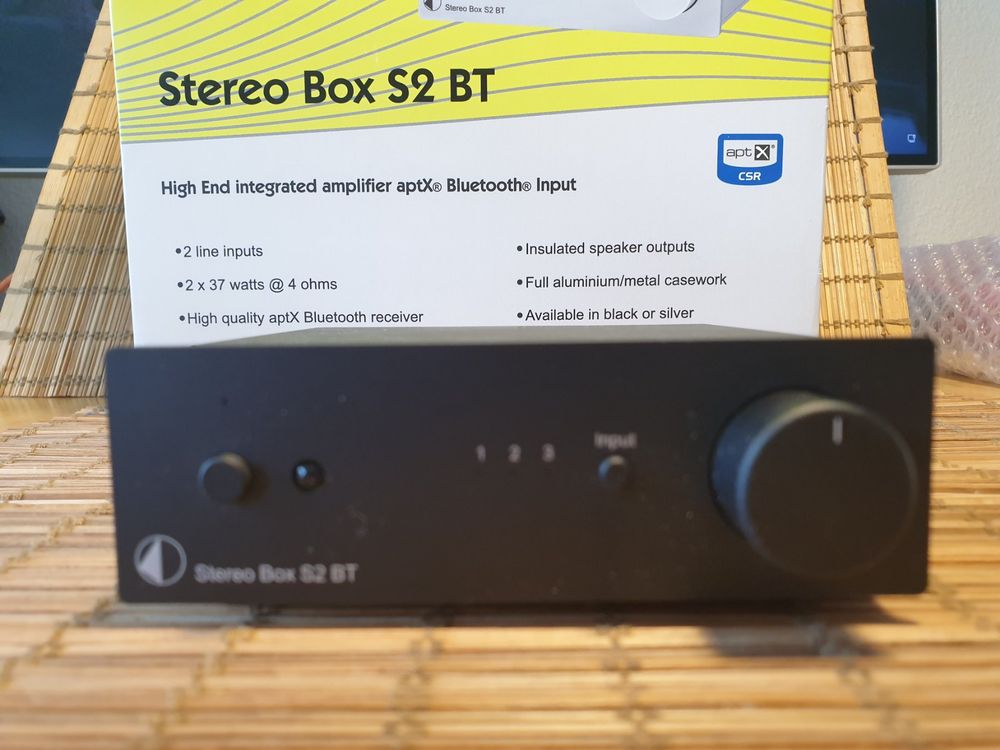 Pro-Ject Stereo Box S2 BT (Vollverstärker + FB u. Bluetooth) (Gebraucht ...