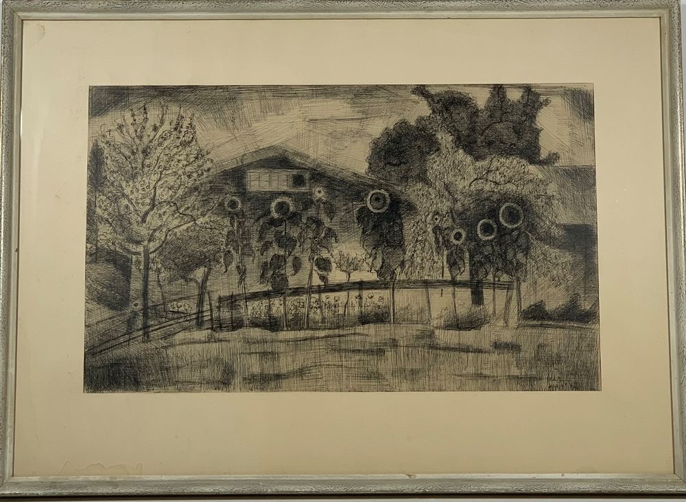 Henri Fehr (1890-1974) grosses Tuschzeichnung | Kaufen auf Ricardo