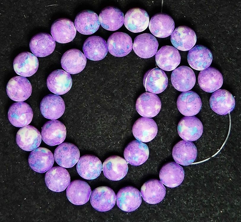 Echte matte 1A persische Jade Perlen 10 mm | Kaufen auf Ricardo