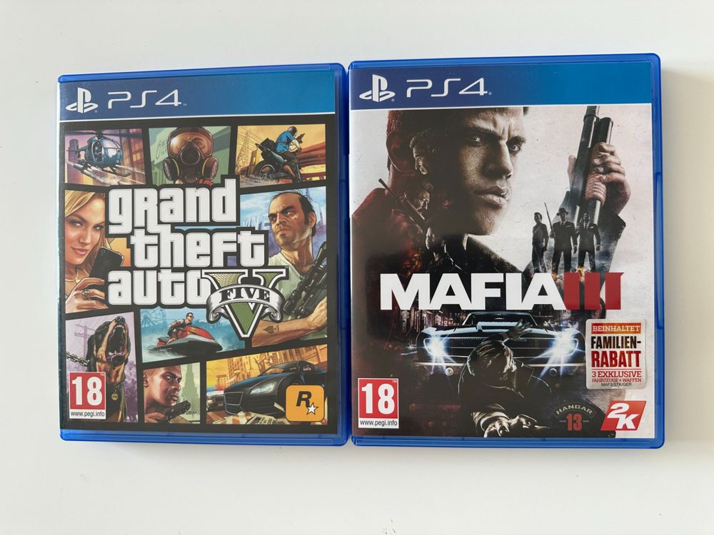 GTA 5, Mafia 3, Sony Playstation 4, PS4, PS5 | Kaufen auf Ricardo