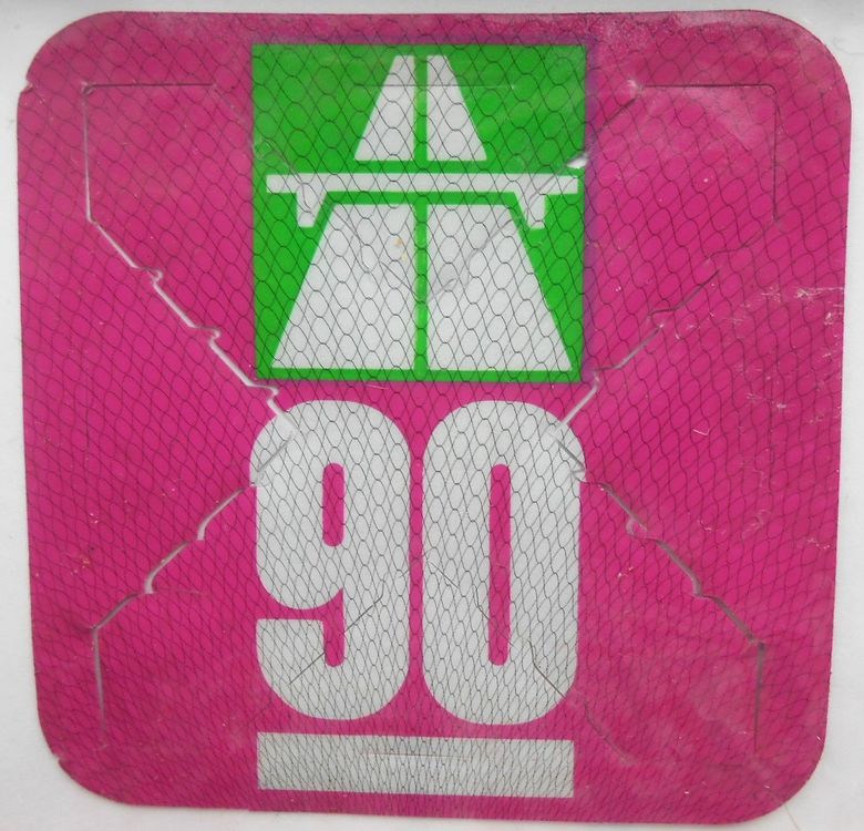Vignette 1990 Autobahnvignette 90 gebraucht | Kaufen auf Ricardo
