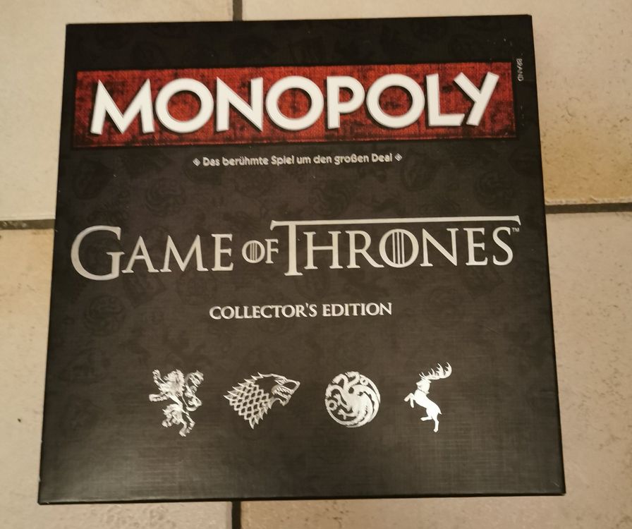 Monopoly Game of Thrones Brettspiel wie neu (Gebraucht) in Stüsslingen für CHF 34 – mit ...