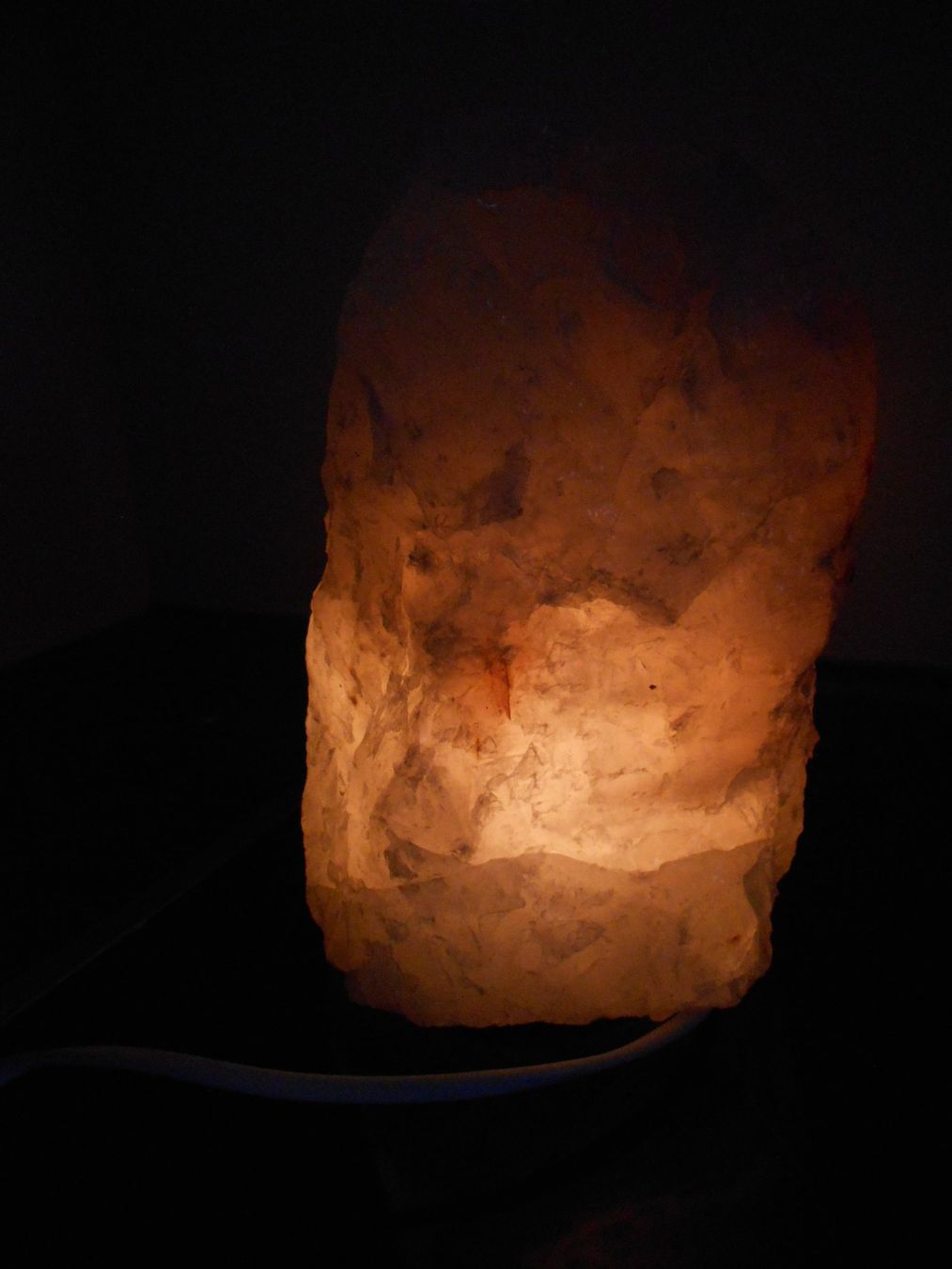 Quarz Lampe Kristall Lampe mit Elektro aus Brasilien ca. 5kg (Neu ...